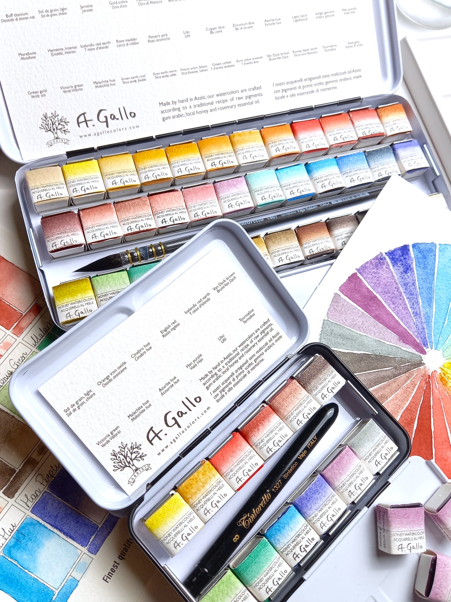 Handmade Watercolors from Italy | A. Gallo Colors