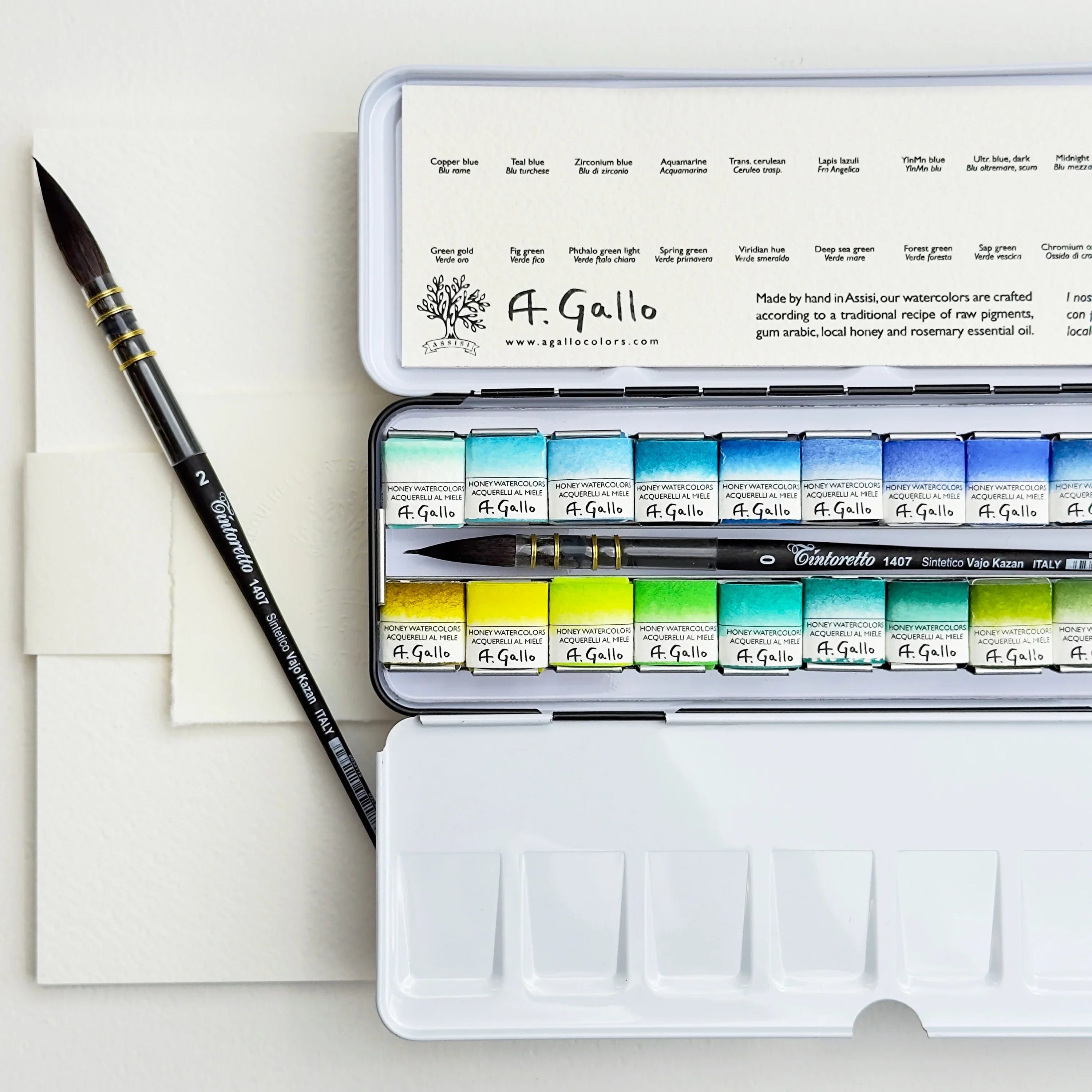 Handmade Watercolors from Italy | A. Gallo Colors