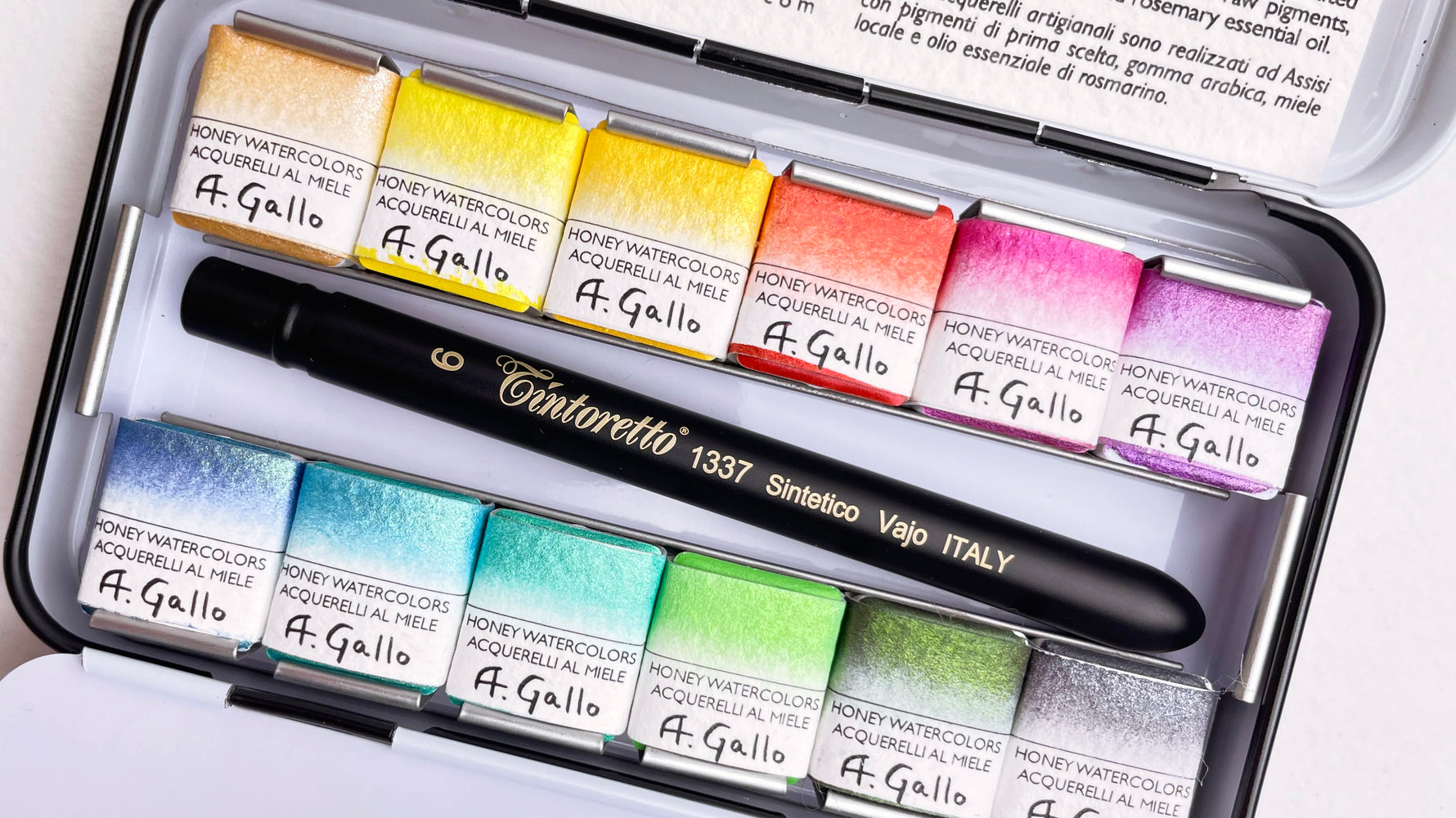 Handmade Watercolors from Italy | A. Gallo Colors