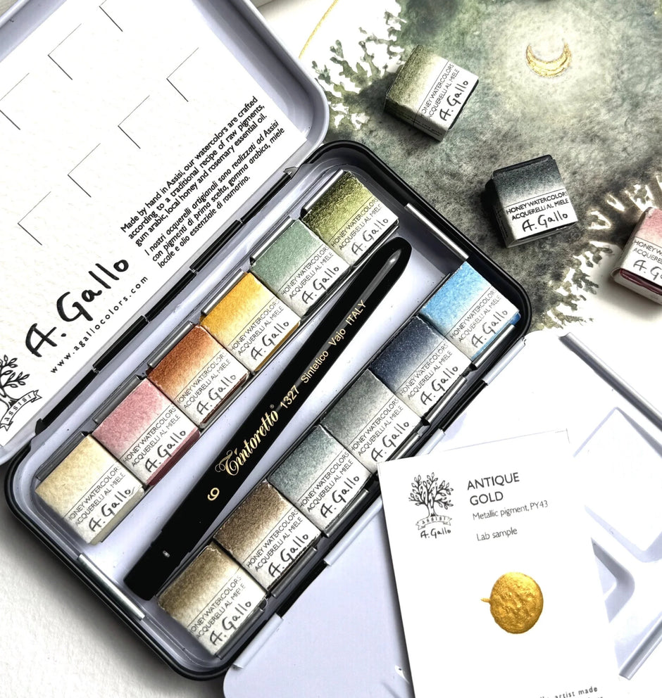 Shop Handmade Italian Watercolors - A. Gallo Colors