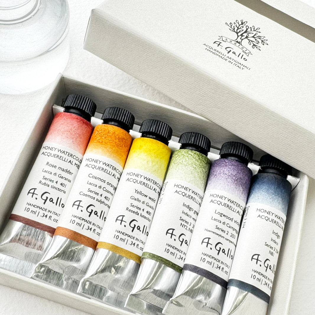 Handmade Watercolor Tubes - A. Gallo Colors