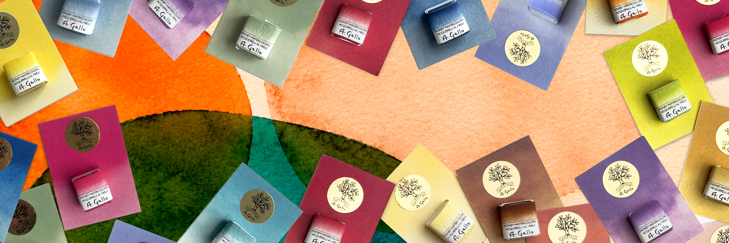Handmade Watercolors from Italy | A. Gallo Colors