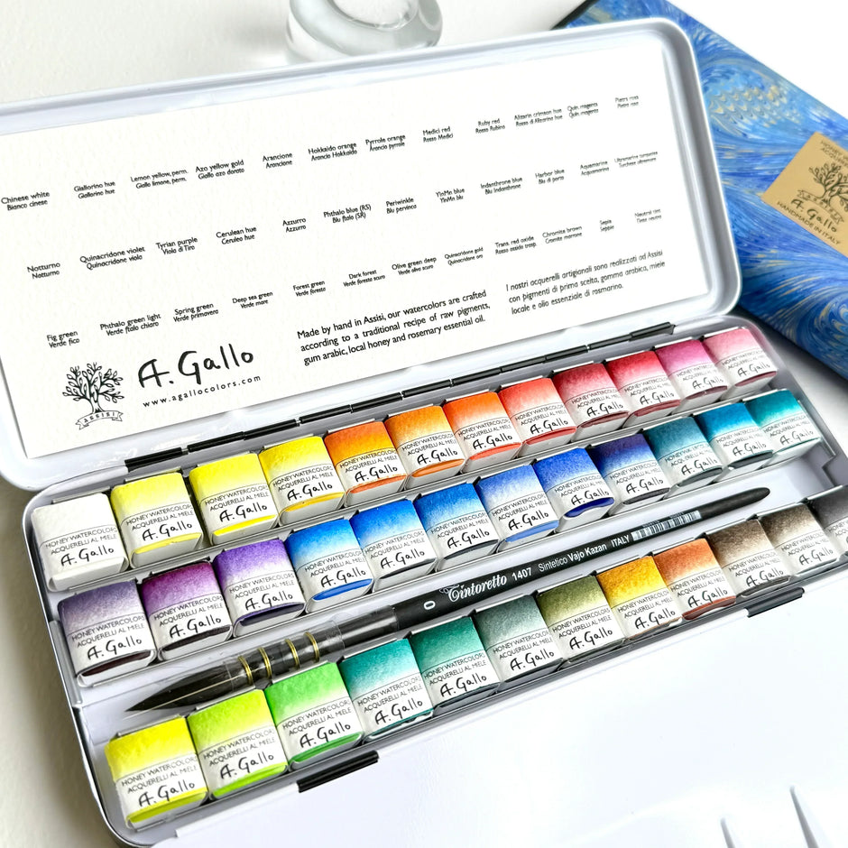 Handmade Watercolors from Italy | A. Gallo Colors
