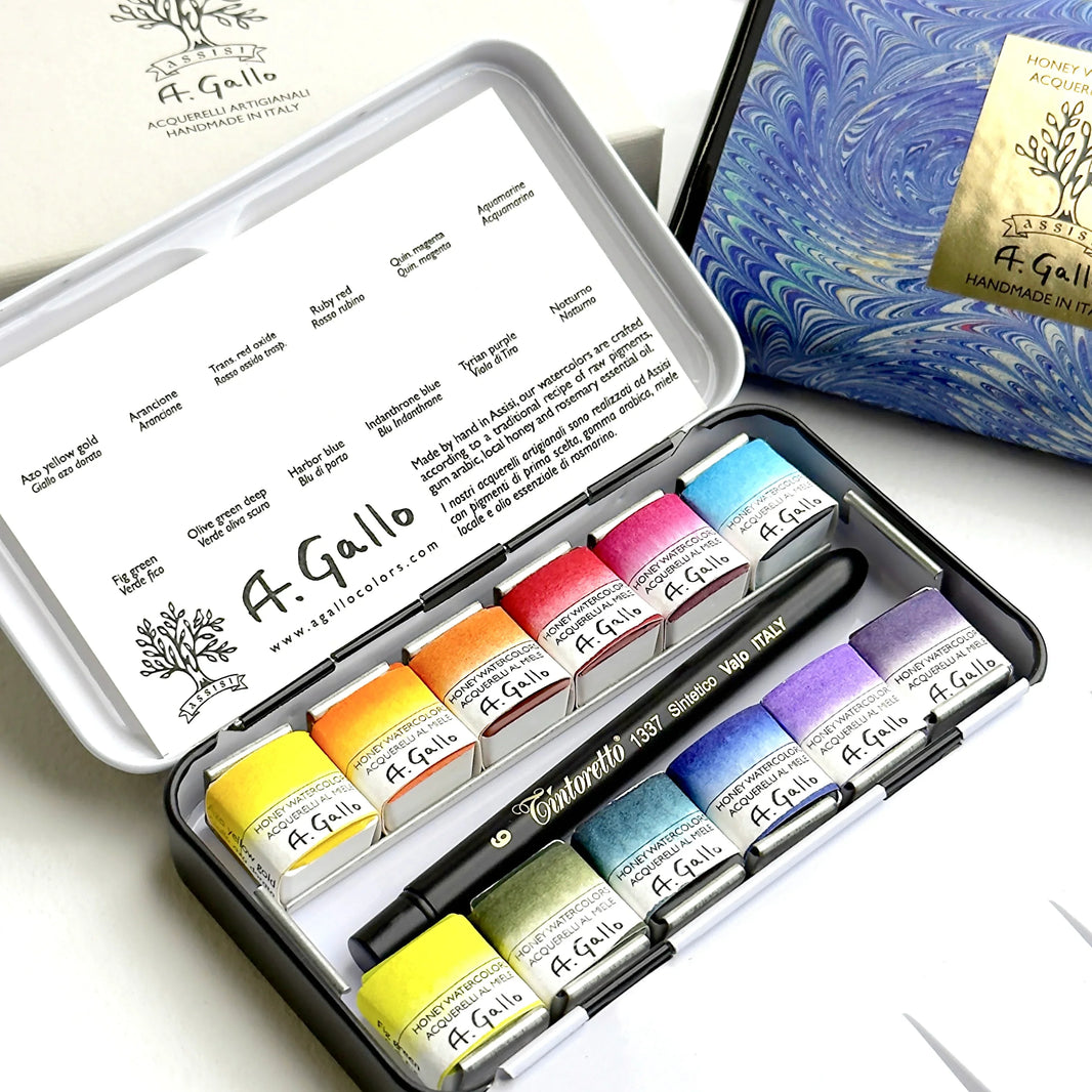 Handmade Watercolor Sets - A. Gallo Colors