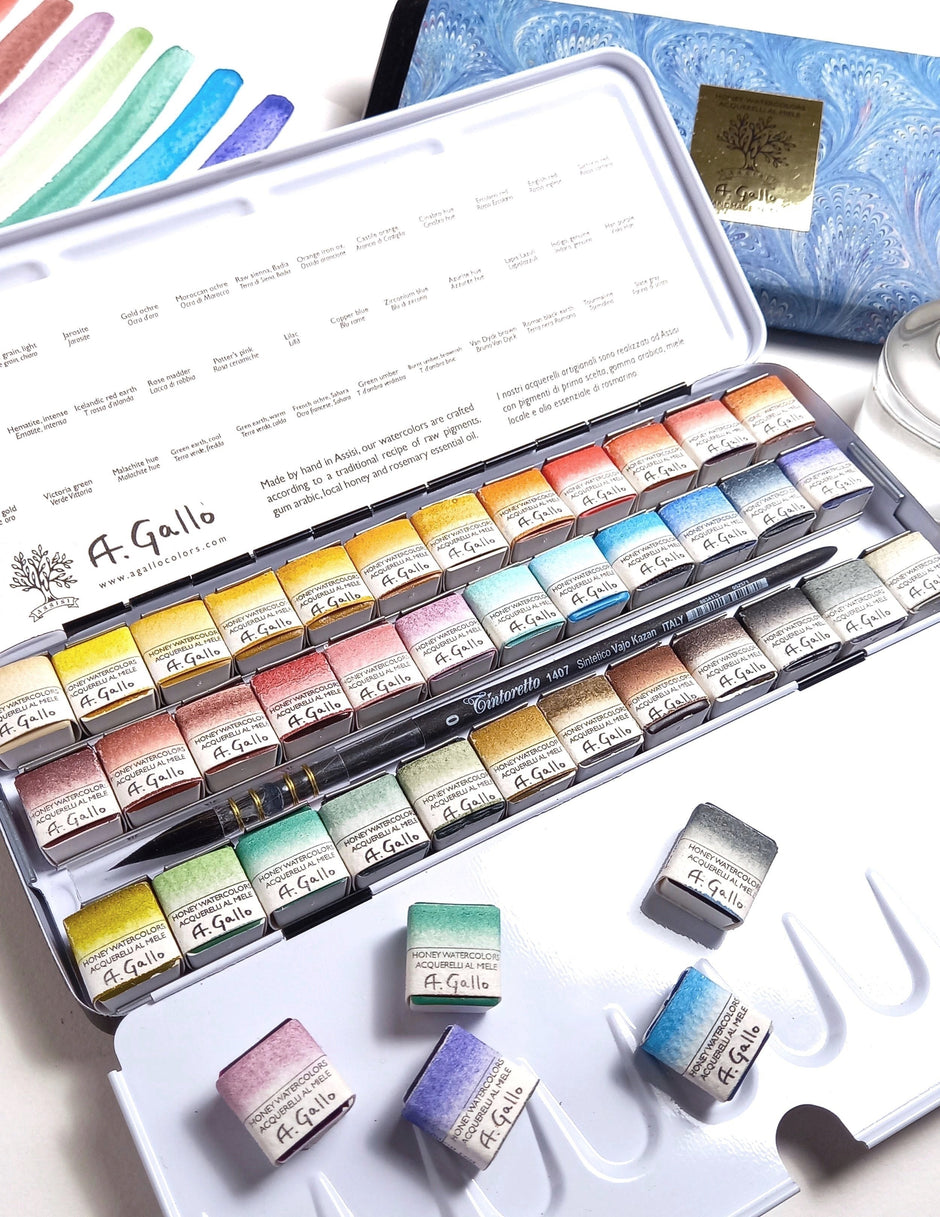 Handmade Watercolors from Italy | A. Gallo Colors